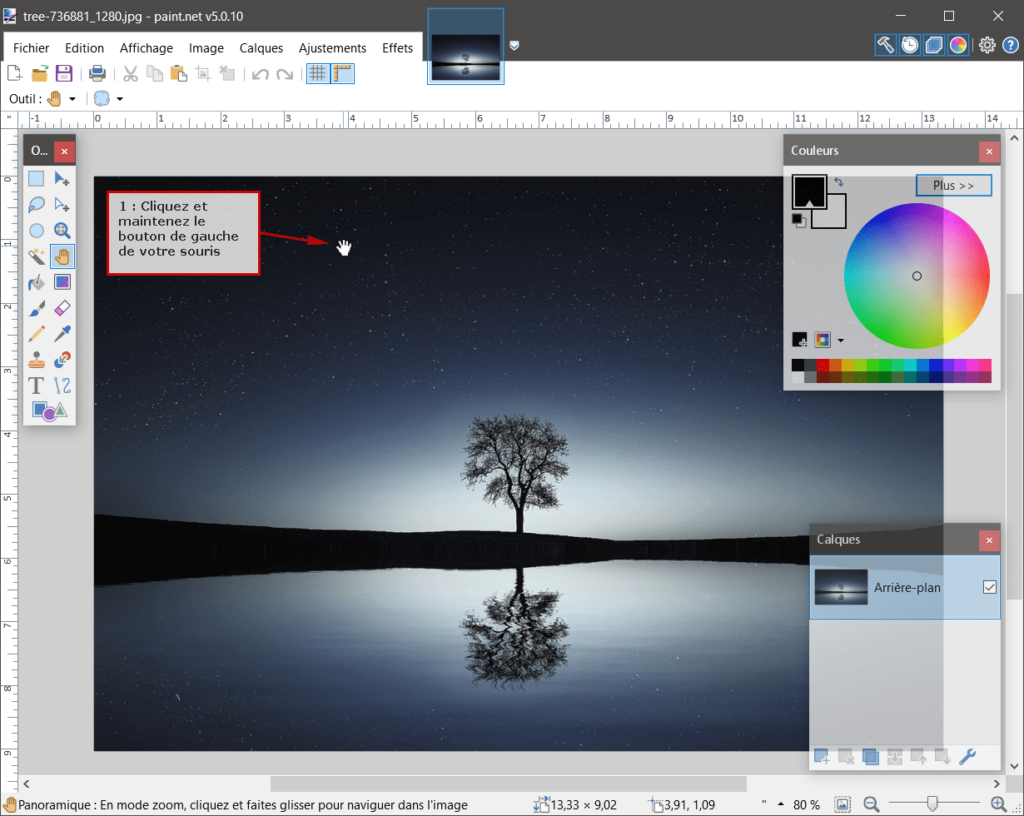 Panoramique – Outil de retouche Paint.NET – ASTUCES-INTERNET