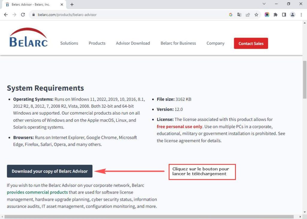Belarc Advisor – Réalisez un audit de votre ordinateur – ASTUCES-INTERNET