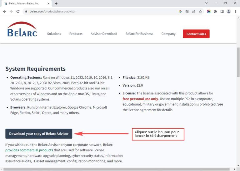 Belarc Advisor – Réalisez un audit de votre ordinateur – ASTUCES-INTERNET