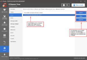 Interface et paramétrage de CCleaner – ASTUCES-INTERNET