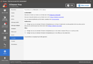 Interface et paramétrage de CCleaner – ASTUCES-INTERNET