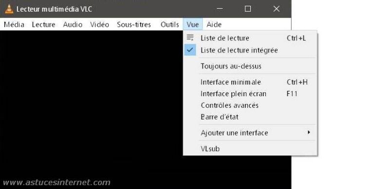 Présentation de l’interface de VLC – ASTUCES-INTERNET