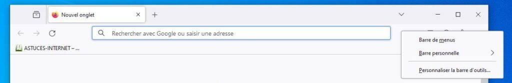 Interface et fonctionnalités de base de Firefox – ASTUCES-INTERNET